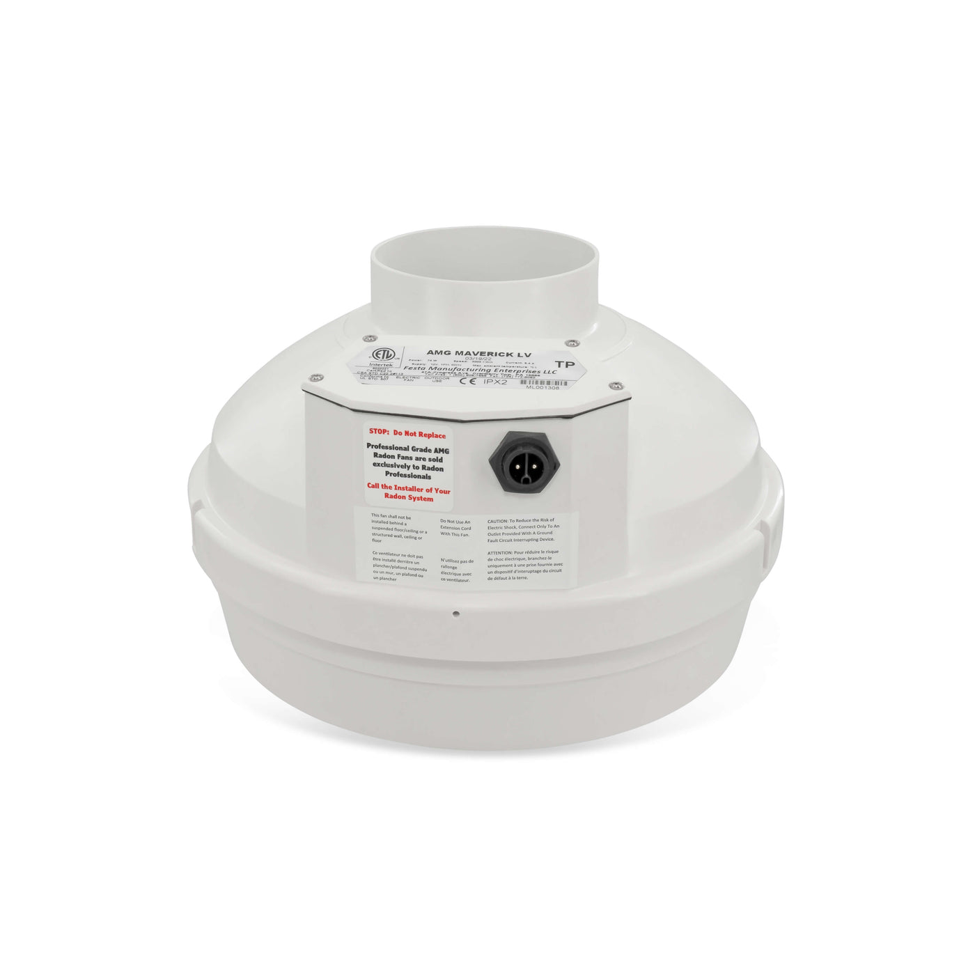 Low-Voltage Radon Fans | Radon Fan Replacement | Festa Radon